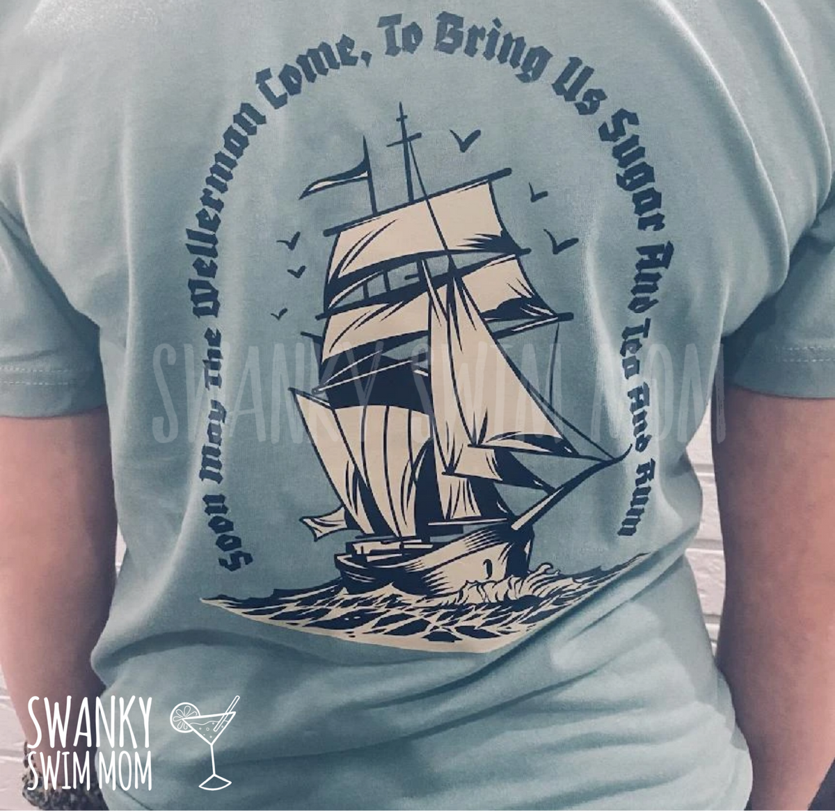 Sea Shanty The Wellerman 2 sided shirt – SwankySports
